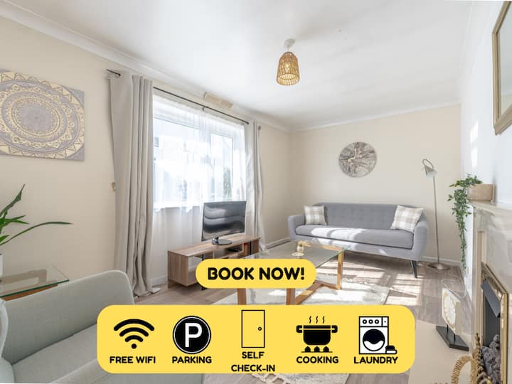 Simple Comforts 2br W/parking Newcastle-under-lyme - Newcastle-under-Lyme