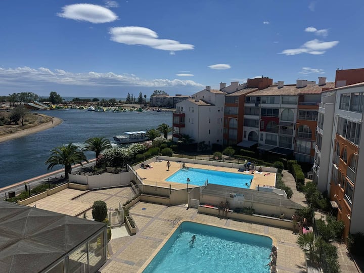 Studio Mezzanine Climatisé, Cap D'agde, 4 Pers. - Agde