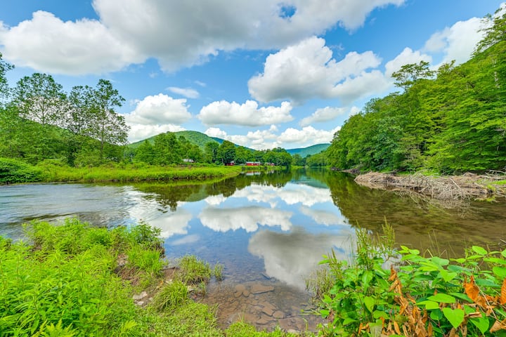Hike & Fish: Delaware River Cabin W/ Views - Hancock, NY