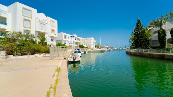 L'appartement De Le Marina 2  : Vue Mer Et Port - Hammamet