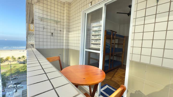 Vista Mar Gonzaga Com Garagem E Wi-fi - Santos