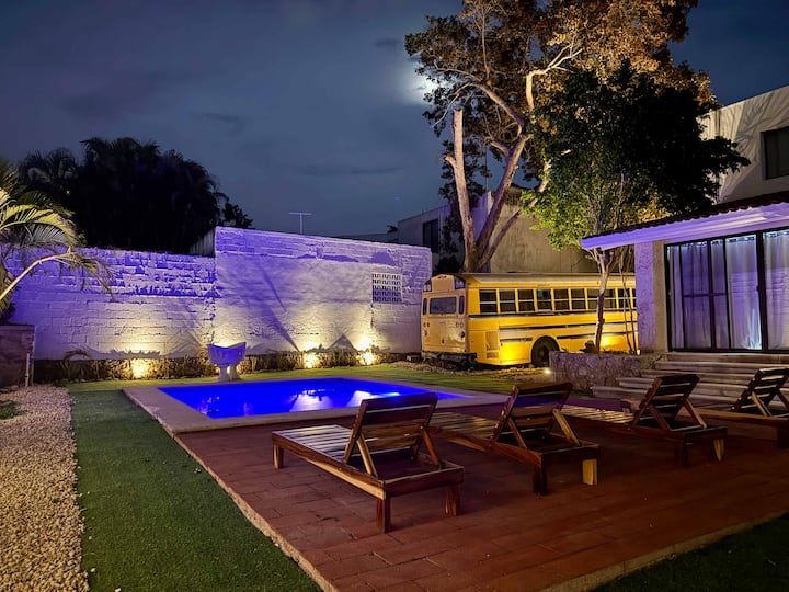 Naturally Bright Stay For 4 Plus Pool - Yucatán