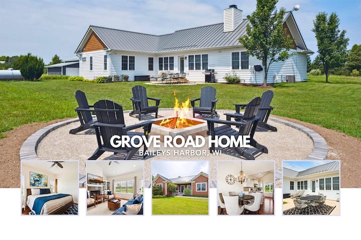 Baileys Harbor Haven | Fire Pit • Dogs Ok • 5acres - Baileys Harbor, WI