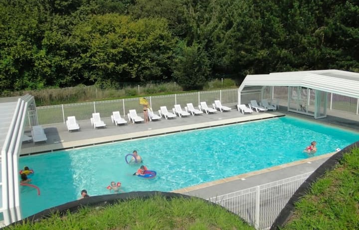 Zecamping 3* Mobil Home Piscine - Mers-les-Bains
