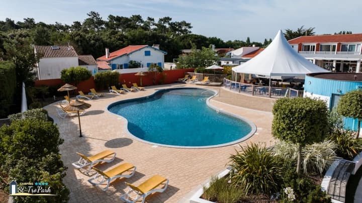 Zecamping 4* Chalet Piscine - Île d'Oléron