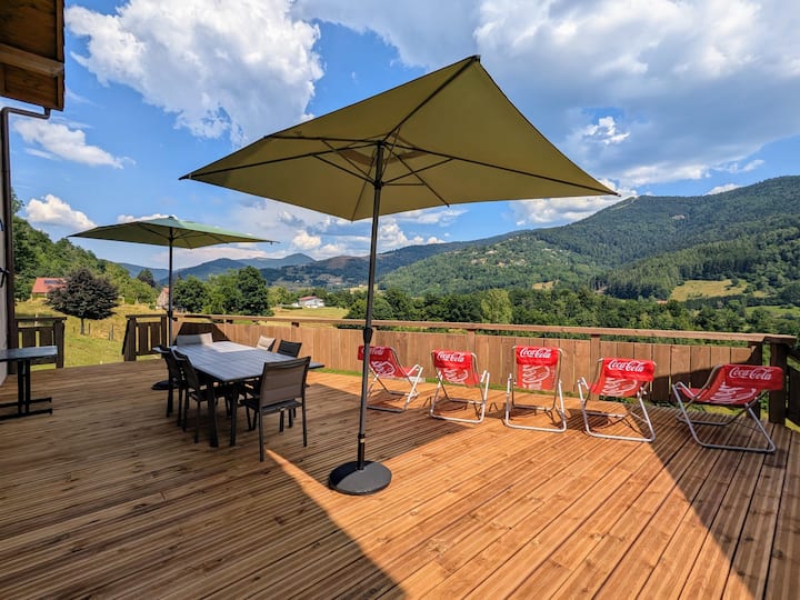 Gîte La Clé Des Champs 3* Bussang 6 -10pers Vosges - Ballon d'Alsace