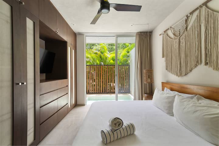 Luxury 2br With Private Patio & Plunge Pool - Tulum