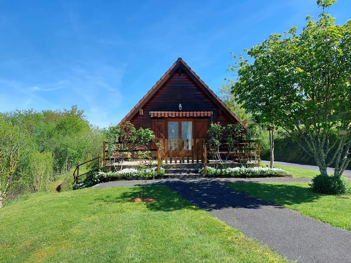 Petite Maison En Bois Climatisée, à 10 Min Sarlat - Vézac