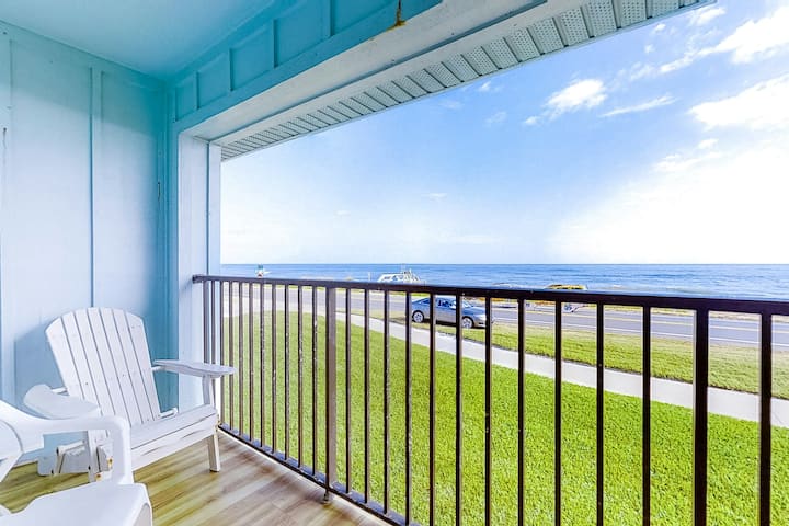 Oceanfront 2br In Flagler Beach | Pool | Ac | W/d - Flagler Beach, FL