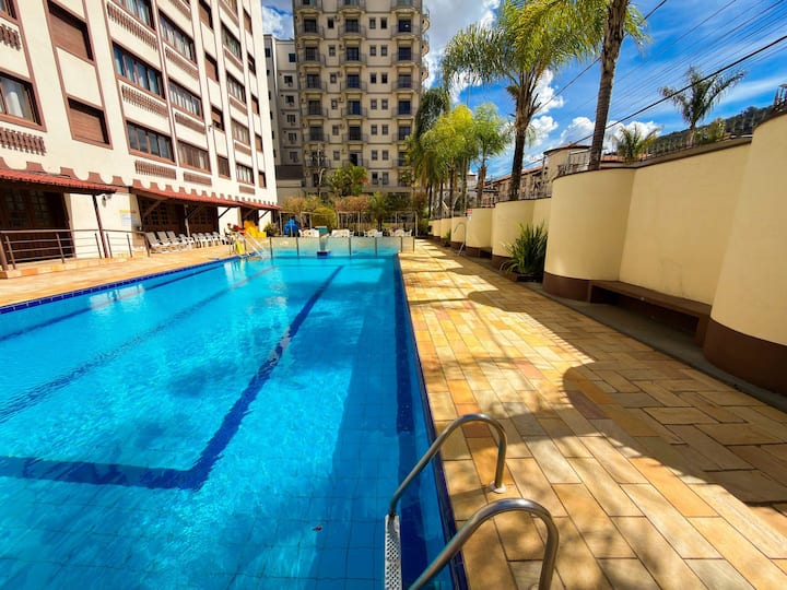 Ap Coração Das ÁGuas - Garagem, Wi-fi E Piscina - Águas de Lindoia
