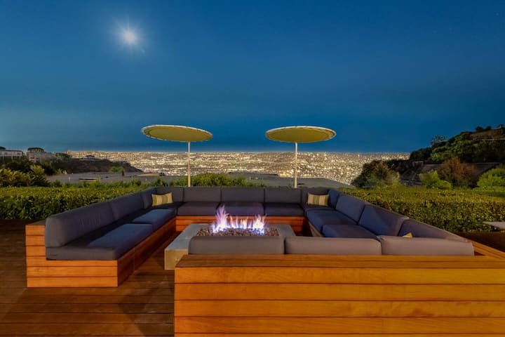 Hollywood Hills Modern/city Views/pool/spa/firepit - 비벌리힐스