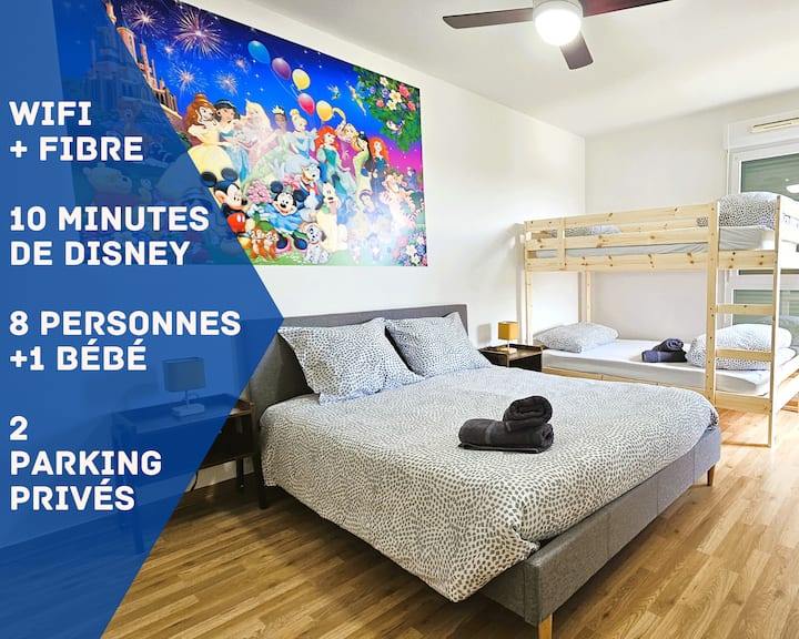 Grand Appartement Magic Dreams Disney 10' Parking - Disneyland Paris