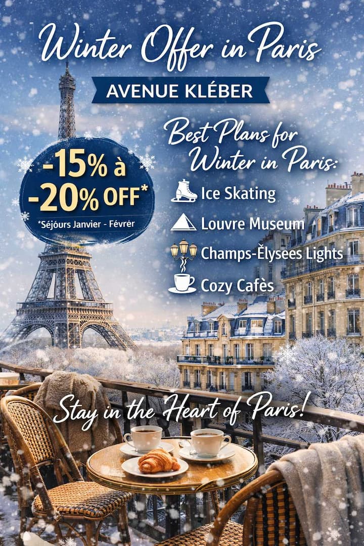 2bdr Luxury Trocadero - Avenue des Champs-Élysées - Paris