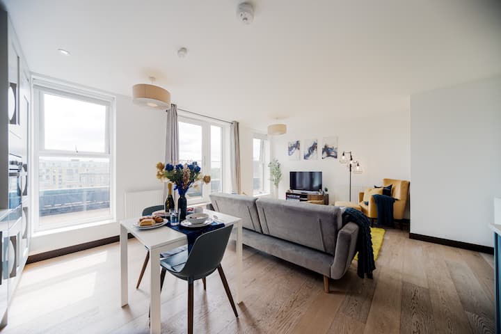 2 Bed2bath|fullkitchen|quiet|stepfree|sunrise View - Dartford