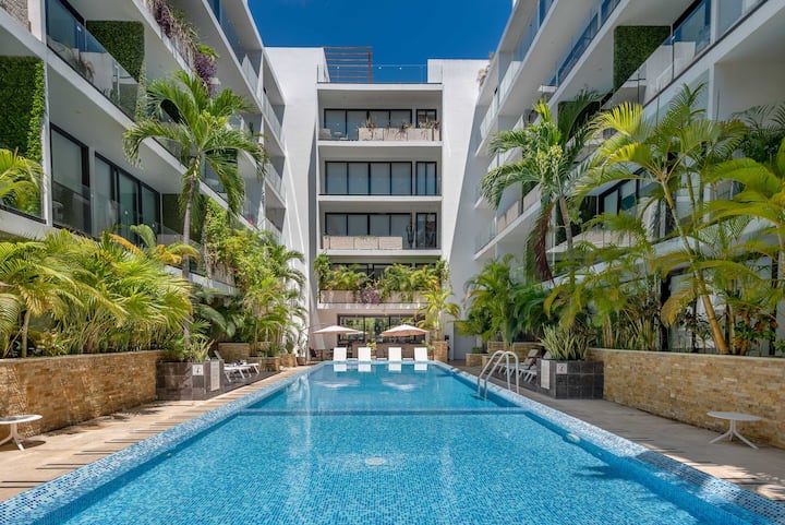 Chic Studio W/ Rooftop Pool – Steps To Beach & 5th - Playa del Carmen