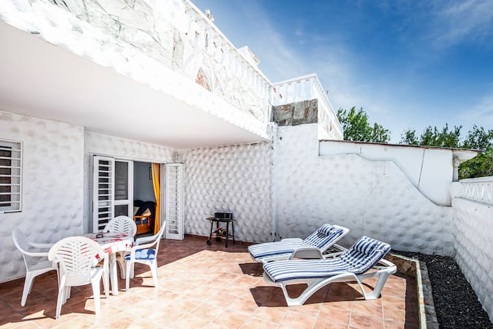 Near The Beach With Huge Terrace, Parking And Wifi - Costa Calma