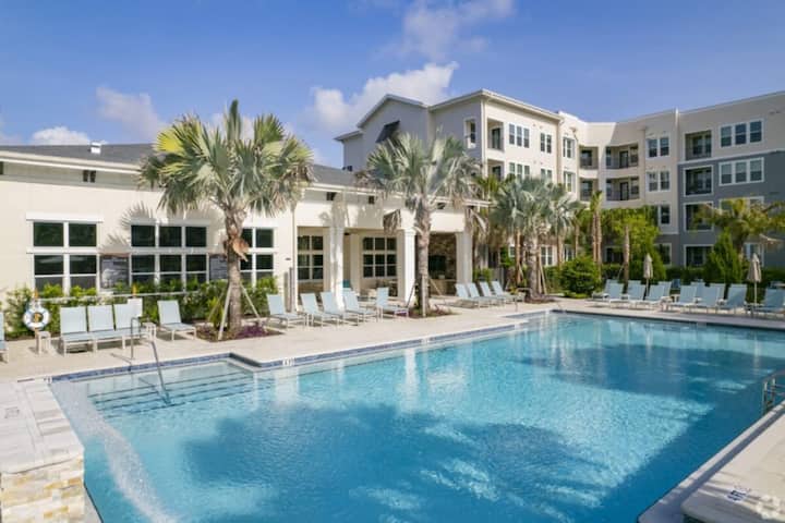 Luxury 1 Br Near Moffitt And Usf And Busch Gardens - Temple Terrace