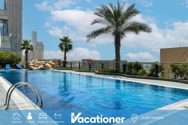 Ocean Heights - Upgraded Two Bed With Sea View - Dubai