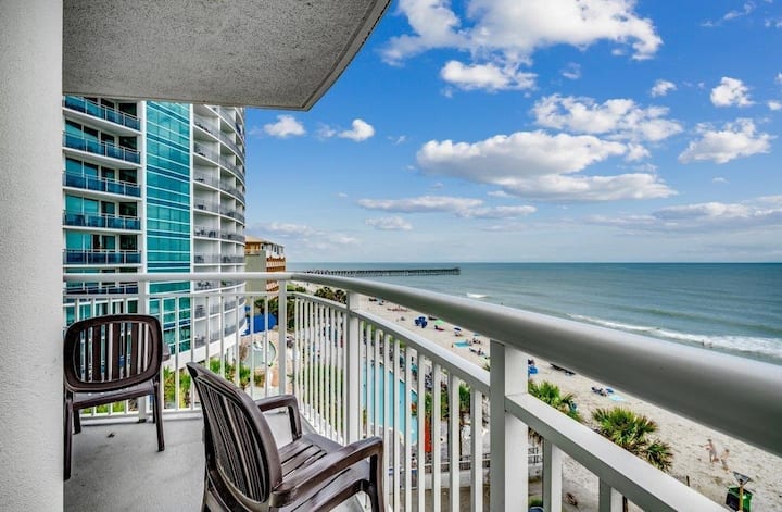Stunning Corner 3 Bedroom Ocean Front! - Myrtle Beach, SC
