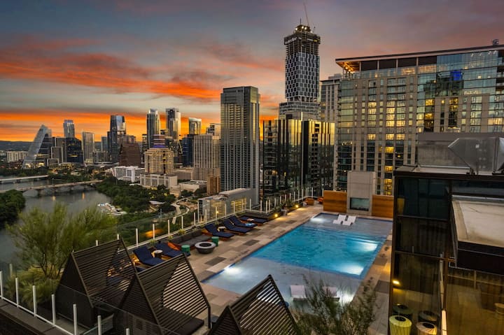 Luxury 1br | Rainey St | Sleeps 4 | 2.9 Mi Acl - Austin, TX