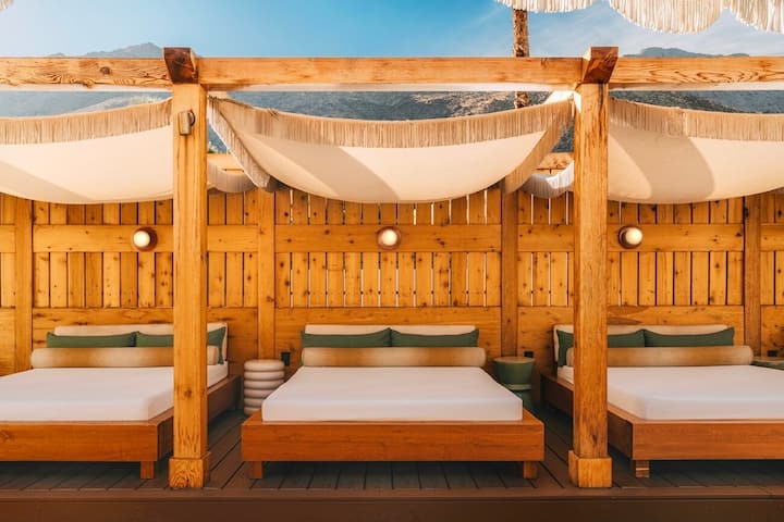 4 Desert-inspired Rooms For Family Stays | Balcony - Palm Springs