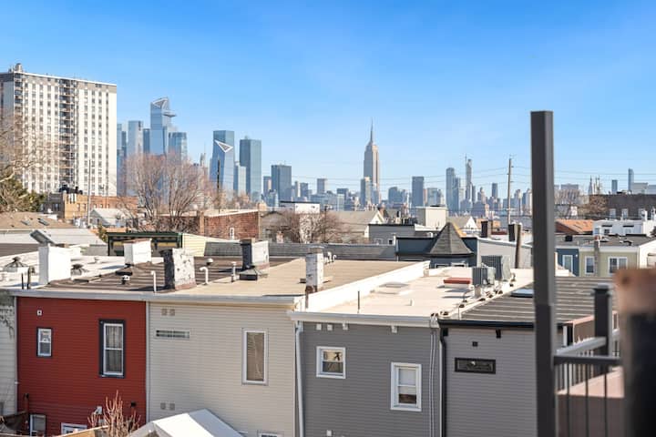 Nyc Skyline Views • Near Times Sq • Rooftop Deck - Jersey