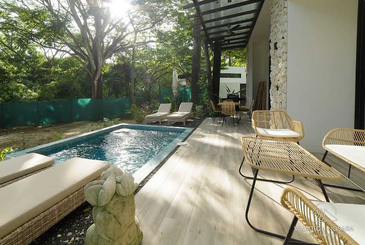 Modern Tropical Getaway W/ Pool By Playa Pelada - ノサラ
