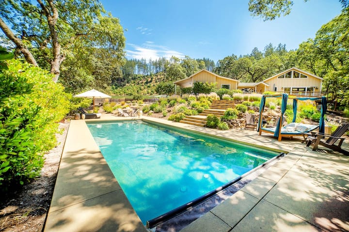 Oak & Vine: Pool | Hot Tub | Fire Table | Bbq | Ev - Glen Ellen, CA