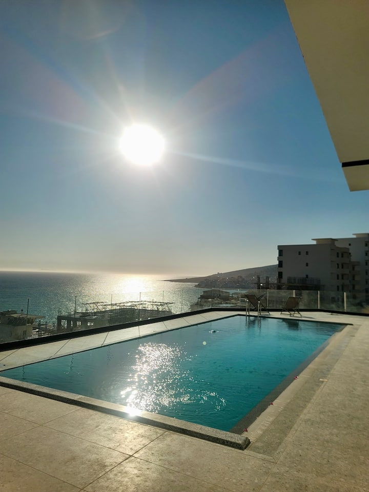 Sea Breeze - Panoramic View & Pool - Saranda