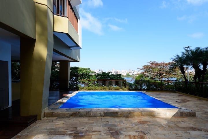 2 Quartos, Garagem, Vista E Piscina Na Lagoa! - Ipanema