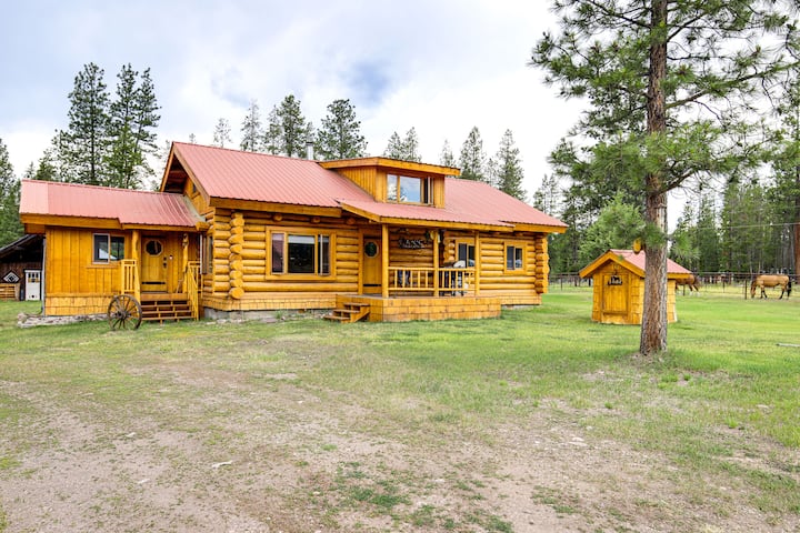 Fish & Hike: Seeley Lake Cabin On 2 + Acres! - Seeley Lake, MT