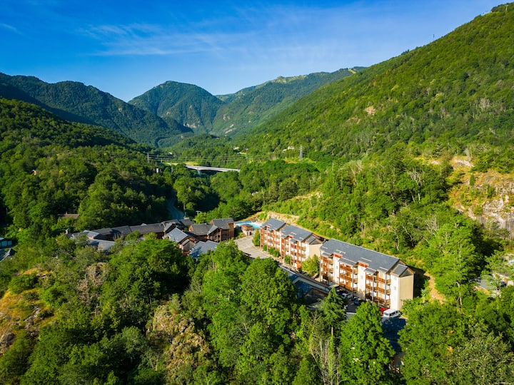 Studio Climatisé | À Deux Pas Du Centre + Piscine - Ax-les-Thermes