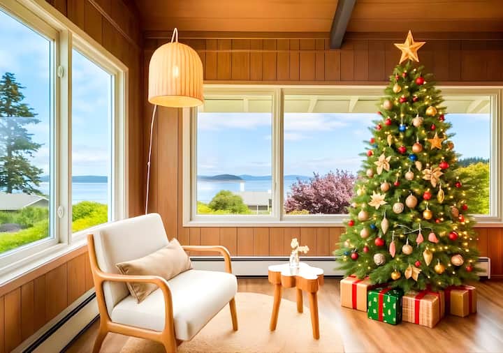 Stunning Ocean & Mountain Views | 2br/2ba With Bbq - Whidbey Island, WA