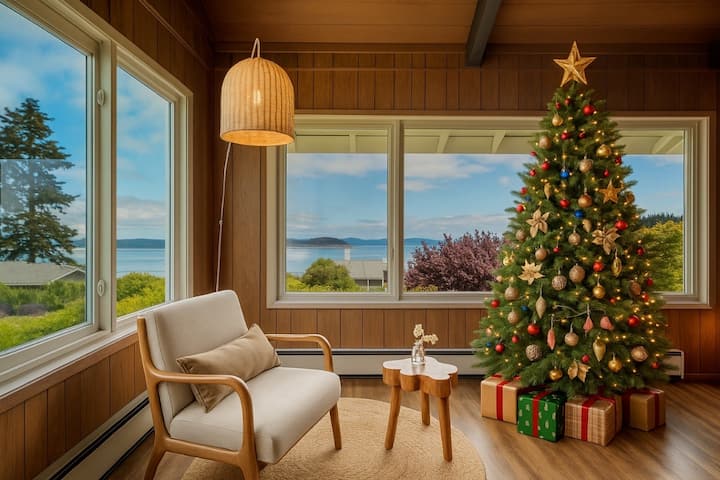 Panoramic Ocean View 2b2b With Mountain Views &Bbq - La Conner, WA