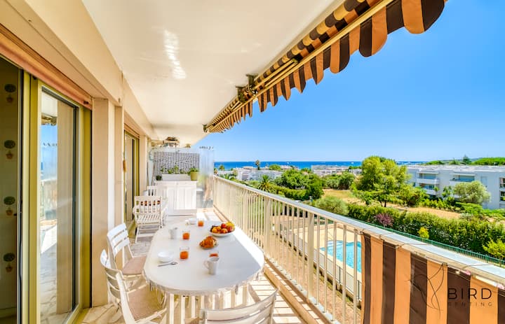 Les Rives D'azur T2 Clim Piscine Parking - Antibes