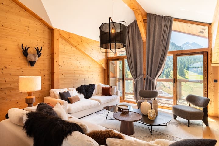 Penthouse Luxe-4 Chambres- Vue Montagne Et Garages - Courchevel