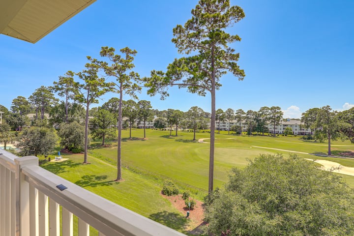 Golf Course View, Pool Access: Myrtle Beach Condo! - Myrtle Beach