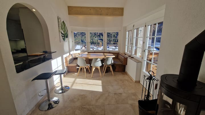 Ski-in, Ski-out Penthouse Dans La Maison Zum Lerch - Saas Fee