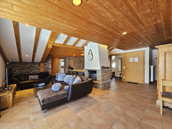 Spacieux Appartement Mansardé Maison Sonnhüsli - Saas Fee