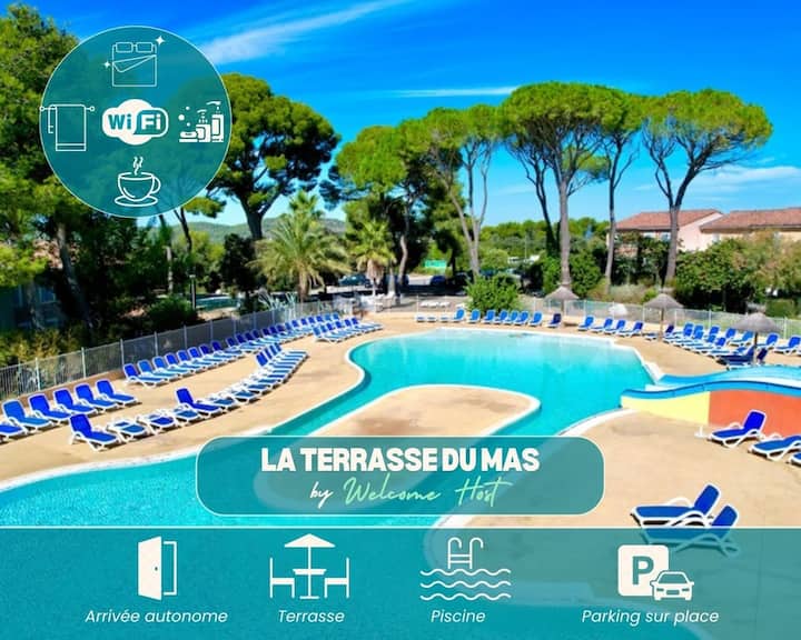 La Terrasse Du Mas, 5 Pers Piscine à Calvisson - Calvisson
