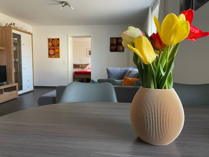 Moderne Ferienwohnung Frodo Im Haus Auenland - Nohfelden