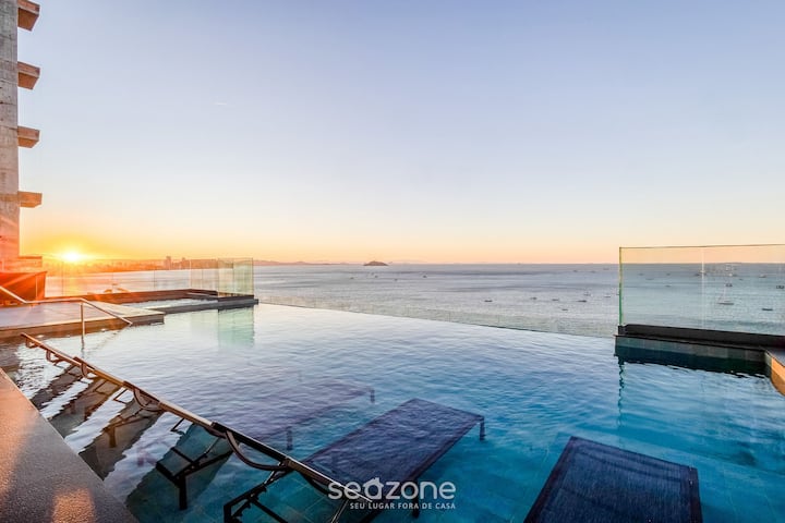 Studio In Oceanfront Condo W/ Pool Pso0309 - Penha