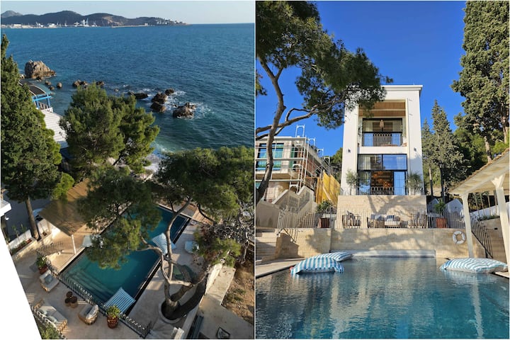 Luxury Seaside Villa With Pool & Beach Access - Montenegro