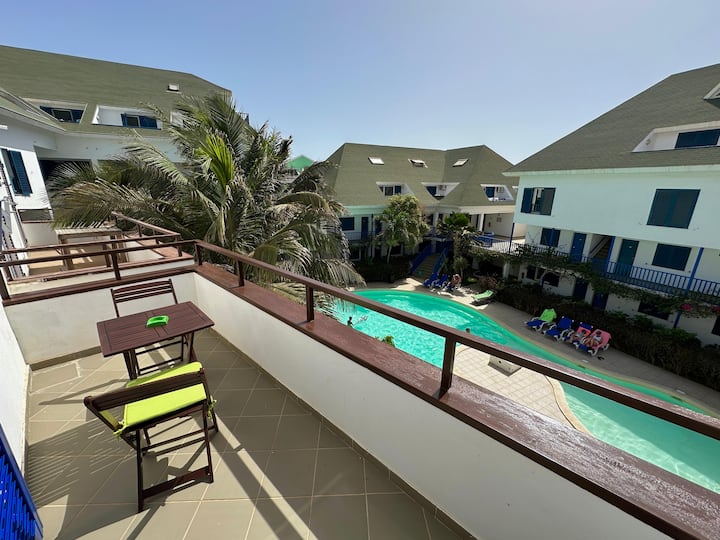 Leme Bedje Pool View Studio - Pool & Wifi - Cabo Verde