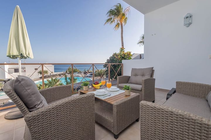 Las Tabaibas With Sea Views In Puerto Del Carmen - Puerto del Carmen