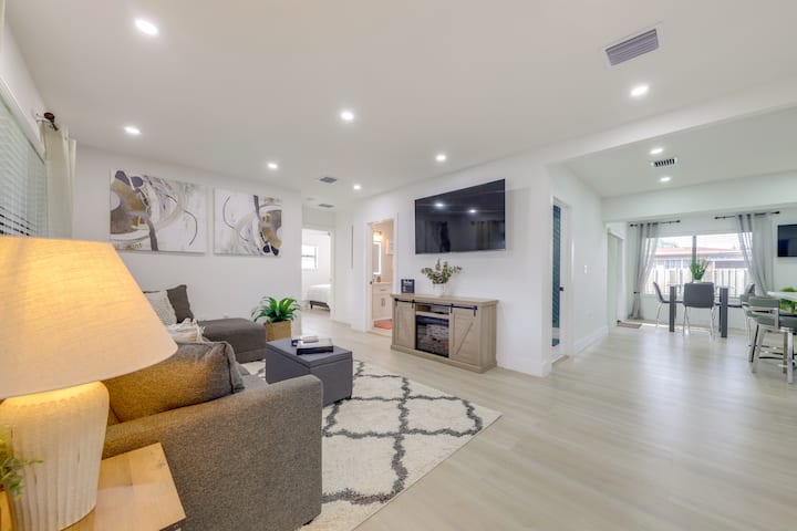 3 Mi To Hard Rock Stadium: Retreat W/ Private Yard - ミラマー, FL