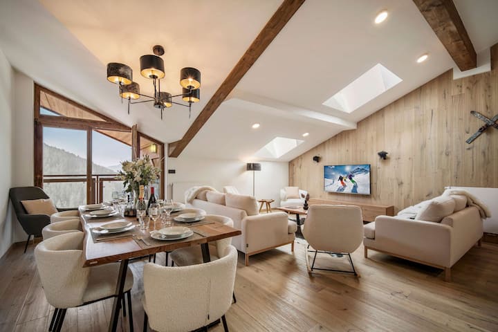 Luxury Penthouse Courchevel Sauna Views 4br Nebula - Pralognan-la-Vanoise