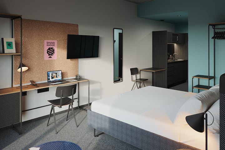 Standard Queen Accessible | Accessible Studio Stay - Basque Country