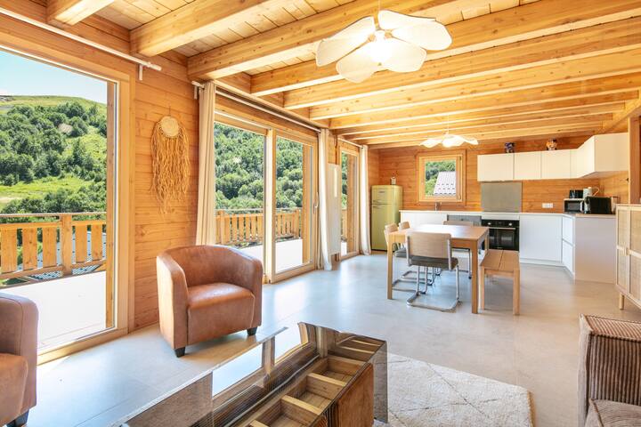 Chalet Individuelle, Terrasse, Vue Montagne - Saint-Jean-d'Arves