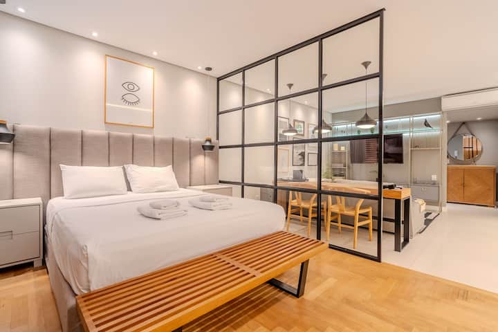 Partial Sea View | Food Hall | Pool #Ca78 - Florianópolis